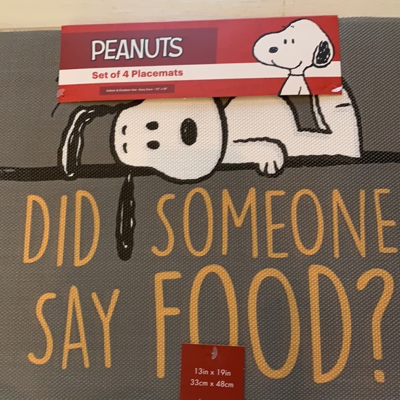 Peanuts | Dining | Peanuts Snoopy Placemats | Poshmark